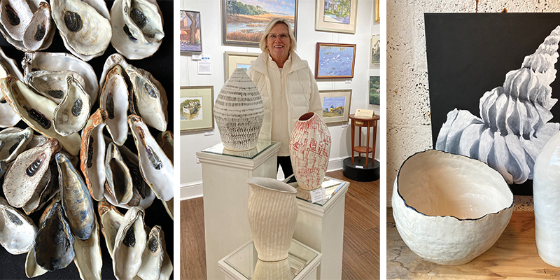 Artist Gale Ray trades her paintbrush for hand-molding organic clay ...