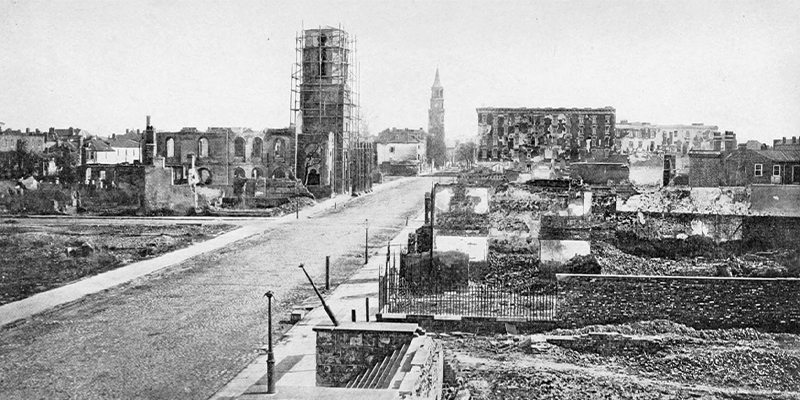 The Great Fire of 1861 devastated the city, driving people away before ...