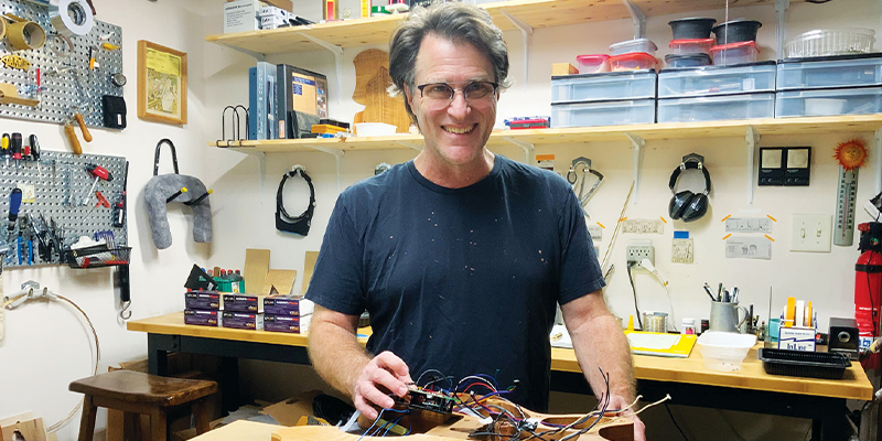 Luthier Jeff Whitehead mixes art, music, and technology for his patent ...