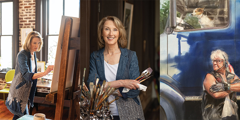 Red, Whyte & Blue: Renowned watercolorist Mary Whyte renders her ...