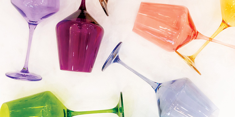 Raise a glass to colorful stemware | Charleston SC | Charleston Magazine