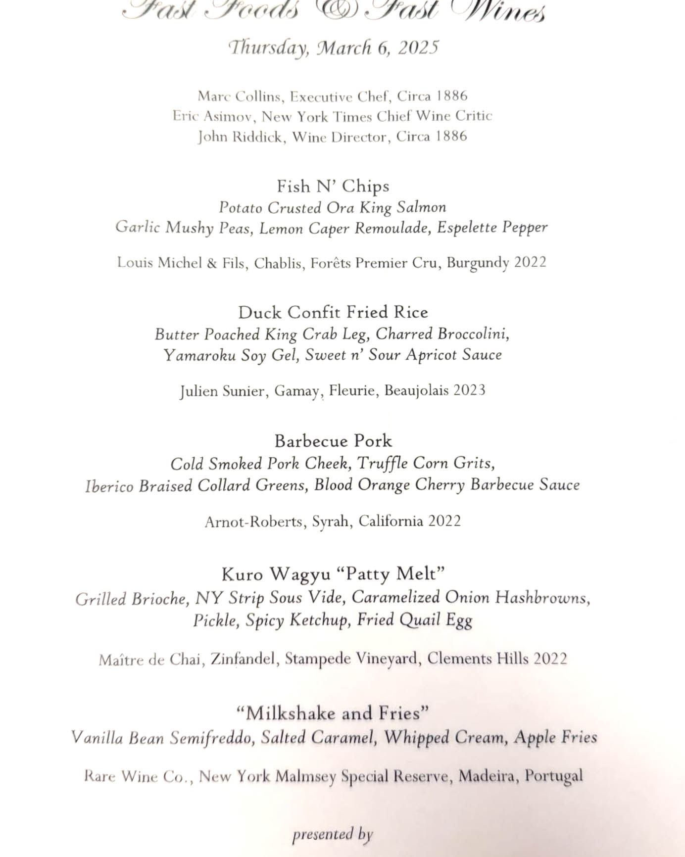 15 Minutes With Marc Collins: the Circa 1886 chef on 25 years of fine ...