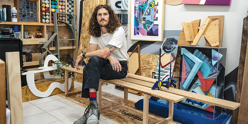 Meet artist Jonathan Rypkema who finds inspiration for his 3-D ...