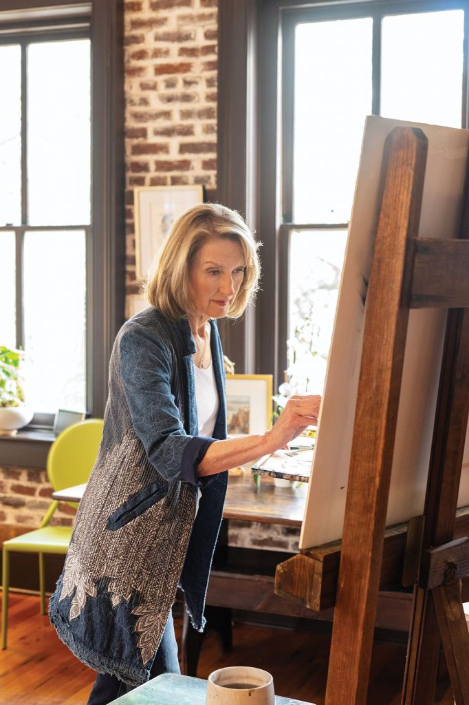 Red, Whyte & Blue: Renowned watercolorist Mary Whyte renders her ...